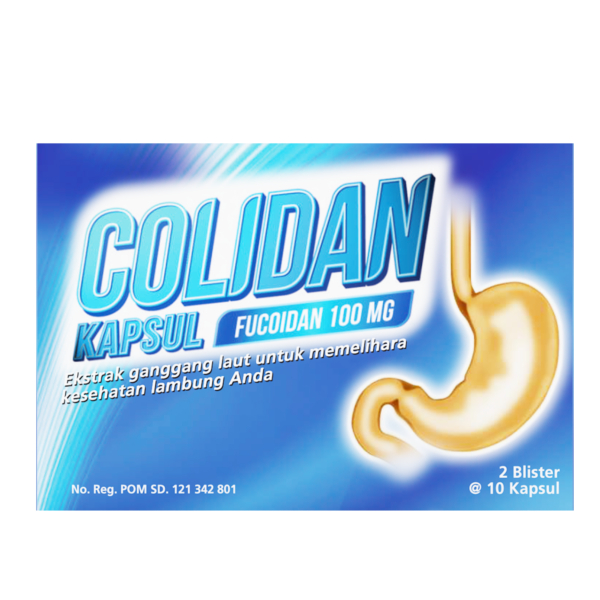 Jual COLIDAN FUCOIDAN 100 MG 1 BLISTER 10 KAPSUL / MENJAGA KESEHATAN ...
