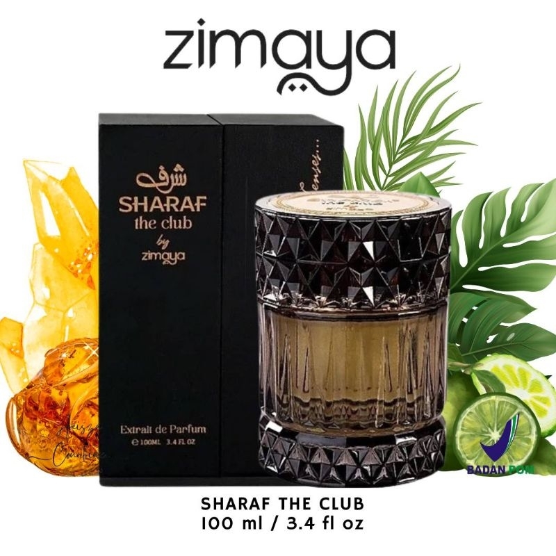 Jual Zimaya Sharaf The Club Extrait De Parfum for Men 100ml by Afnan ...
