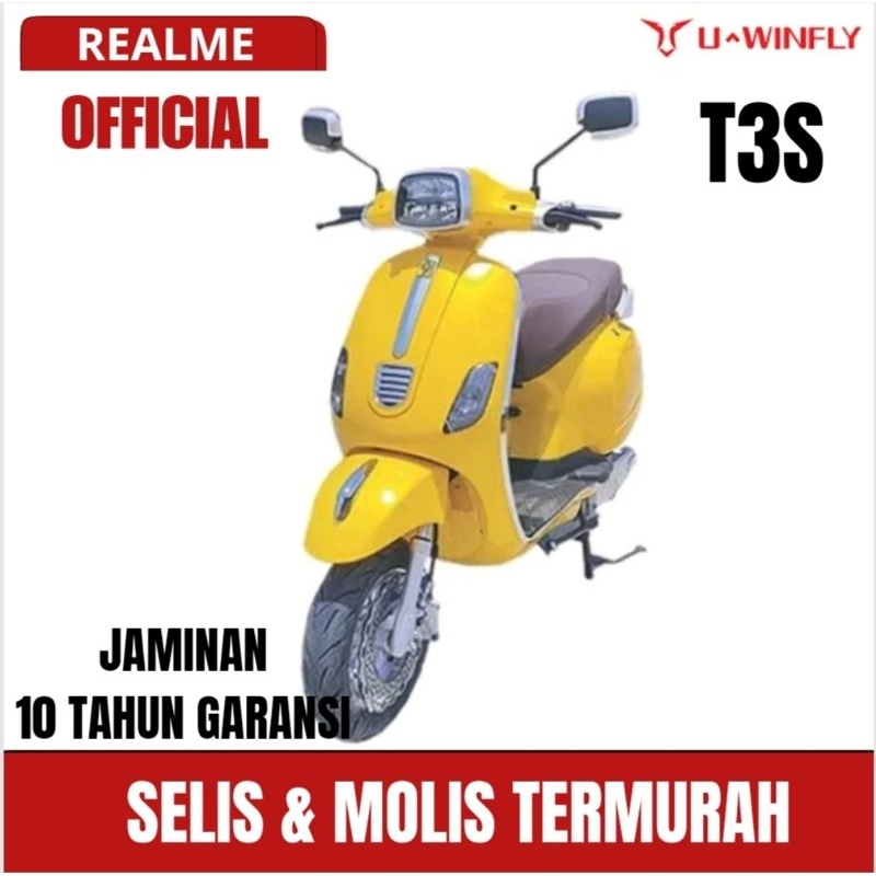 Jual MOTOR LISTRIK UWINFLY T3S MOTOR POWER 1200 WATT BATTERY 60Ah ...