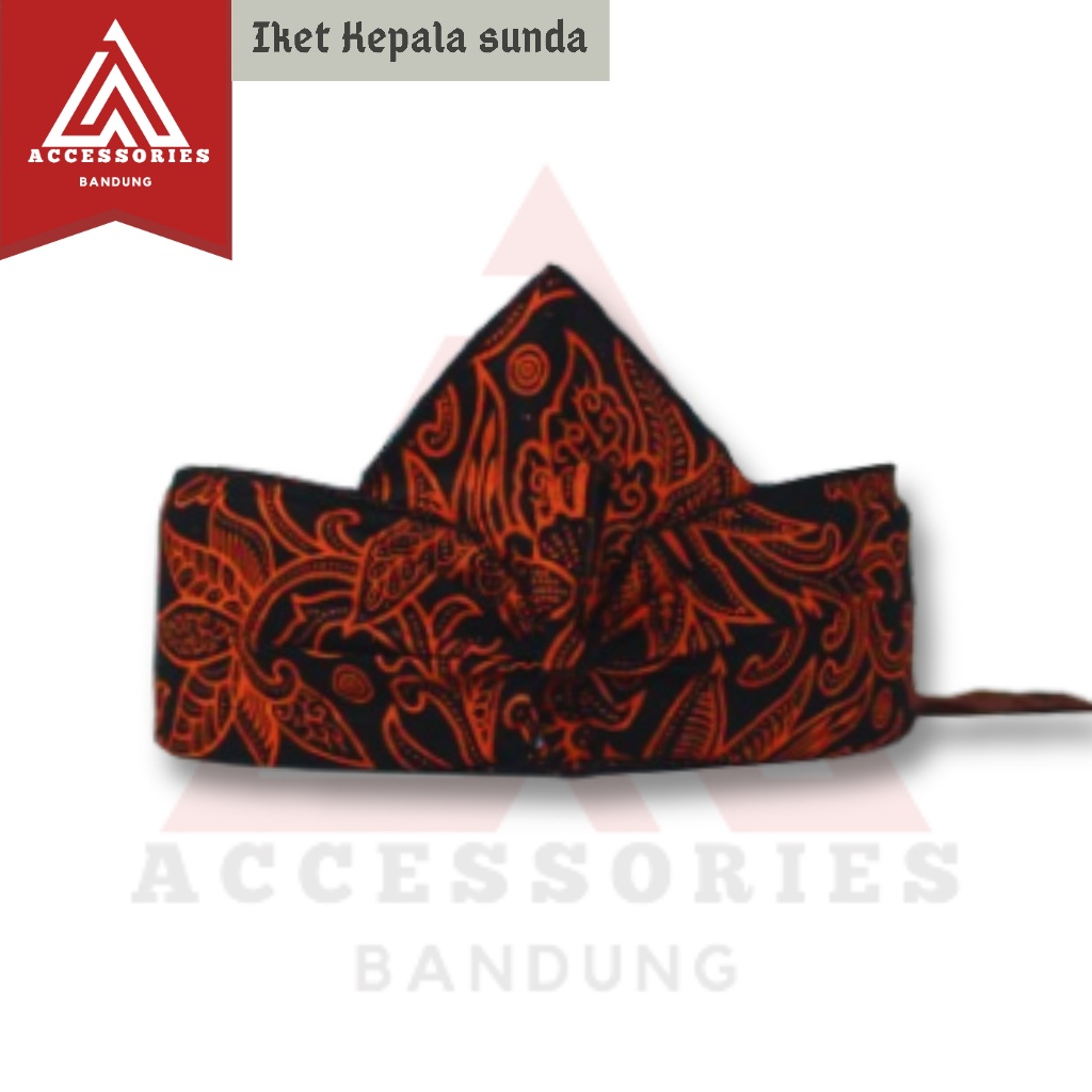 Jual Ikat kepala topi tradisional sunda jawa totopong biru | Shopee ...