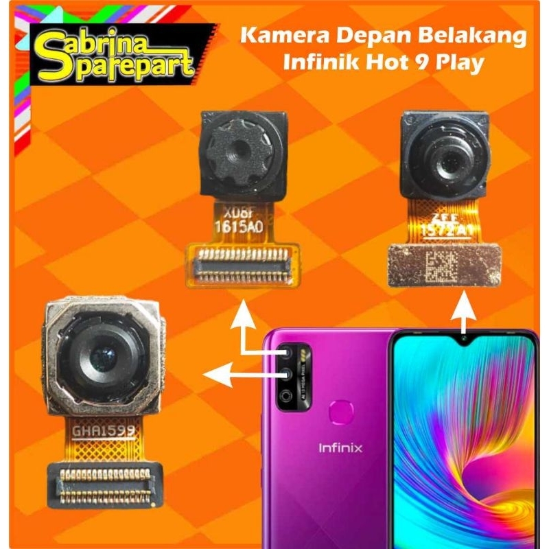 Jual Kamera Depan Belakang Infinix Hot 9 Play X680 Original Copotan ...