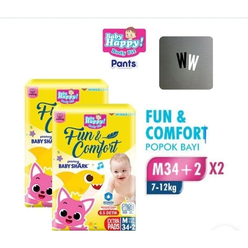 Jual Baby Happy Pants Extra Kering Pingfong M34+2 / L30+2 | Shopee Indonesia