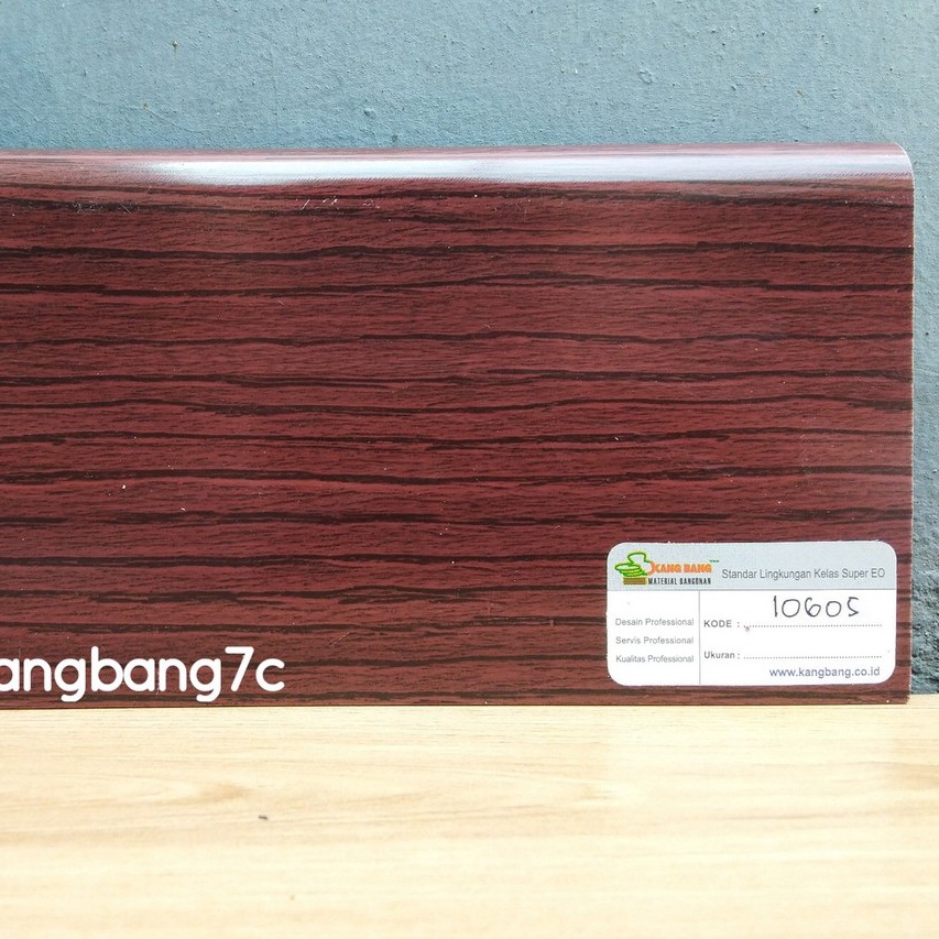 Jual ORIGINAL Plint pvc Plin PVC List Plank Pvc List Lantai Skirting ...