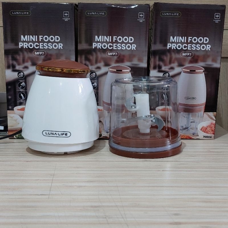 Jual mini blender capsule chopper luna life 4 blades 700ml food ...