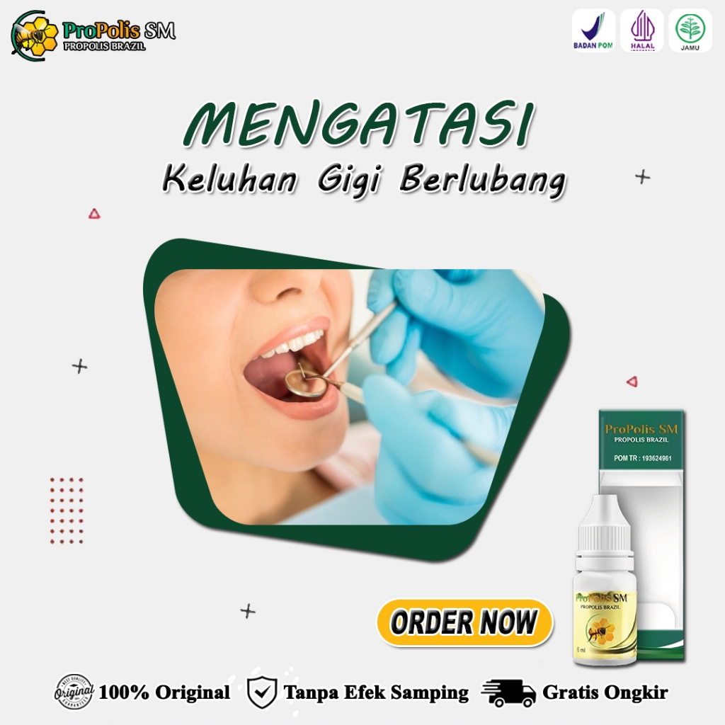 Jual Obat Gigi Berlubang Gusi Bengkak Gusi Berdarah Propolis Obat Kumur ...