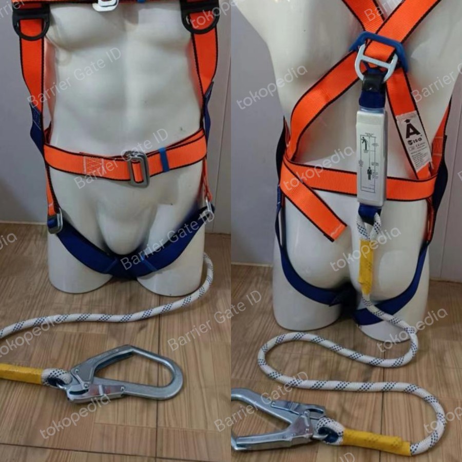 Jual Safety Full Body Harness Double Hook Single Hook Kuat Murah Awet ...