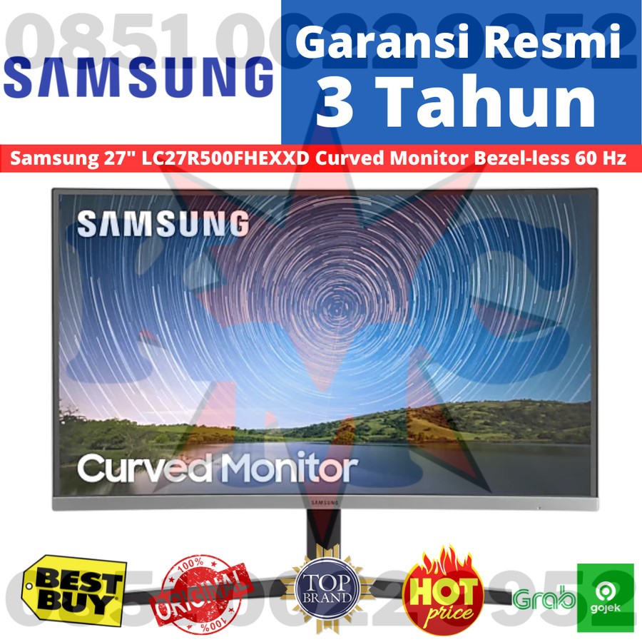 Jual Monitor LED Samsung 27 Inch C27R500 LC27R500FHE Samsung Curved 27 ...
