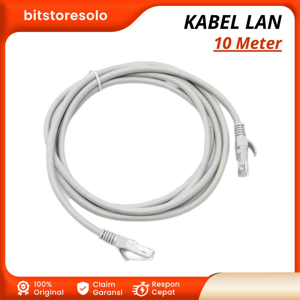 Jual Kabel Lan Prescot RJ45 10 Meter | Shopee Indonesia