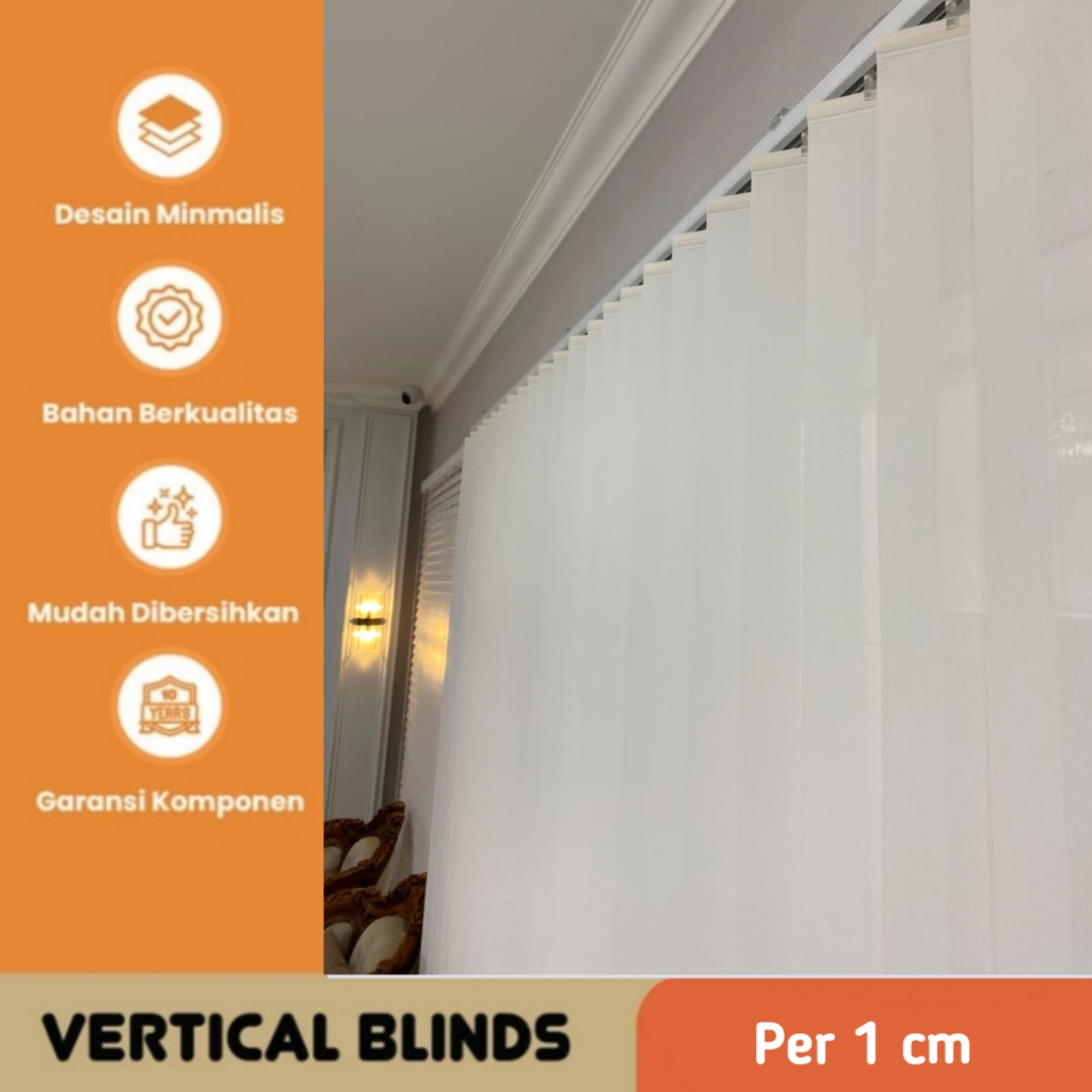 Jual Vertical Blind | Tirai Gorden Vertical Jendela Indoor Outdoor ...