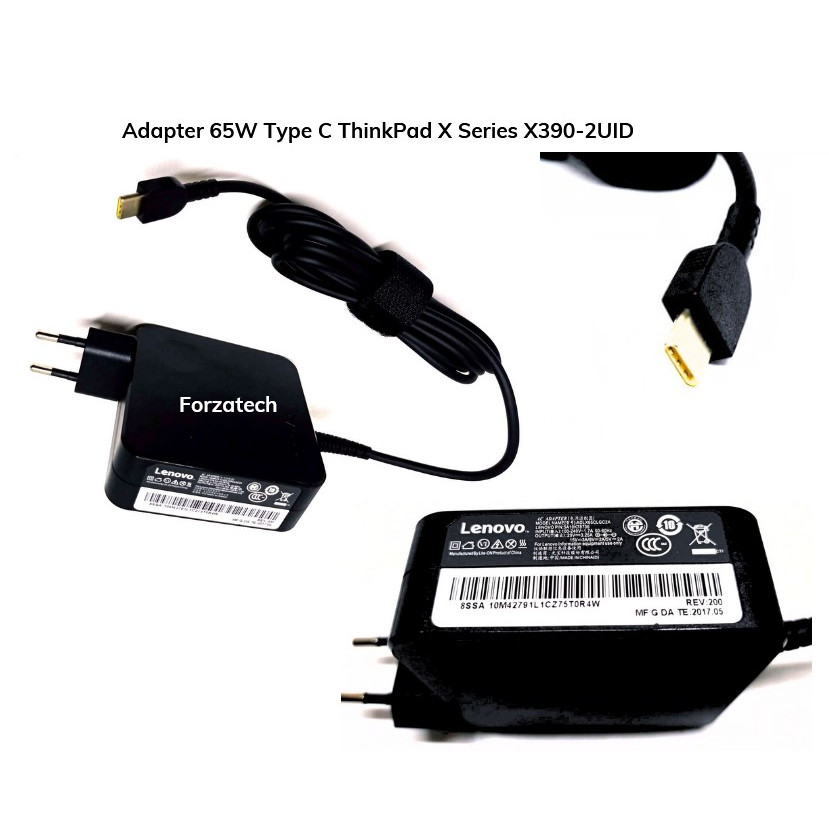 Jual Adapter Laptop ThinkPad X Series X390-2UID 65W Type C New ...