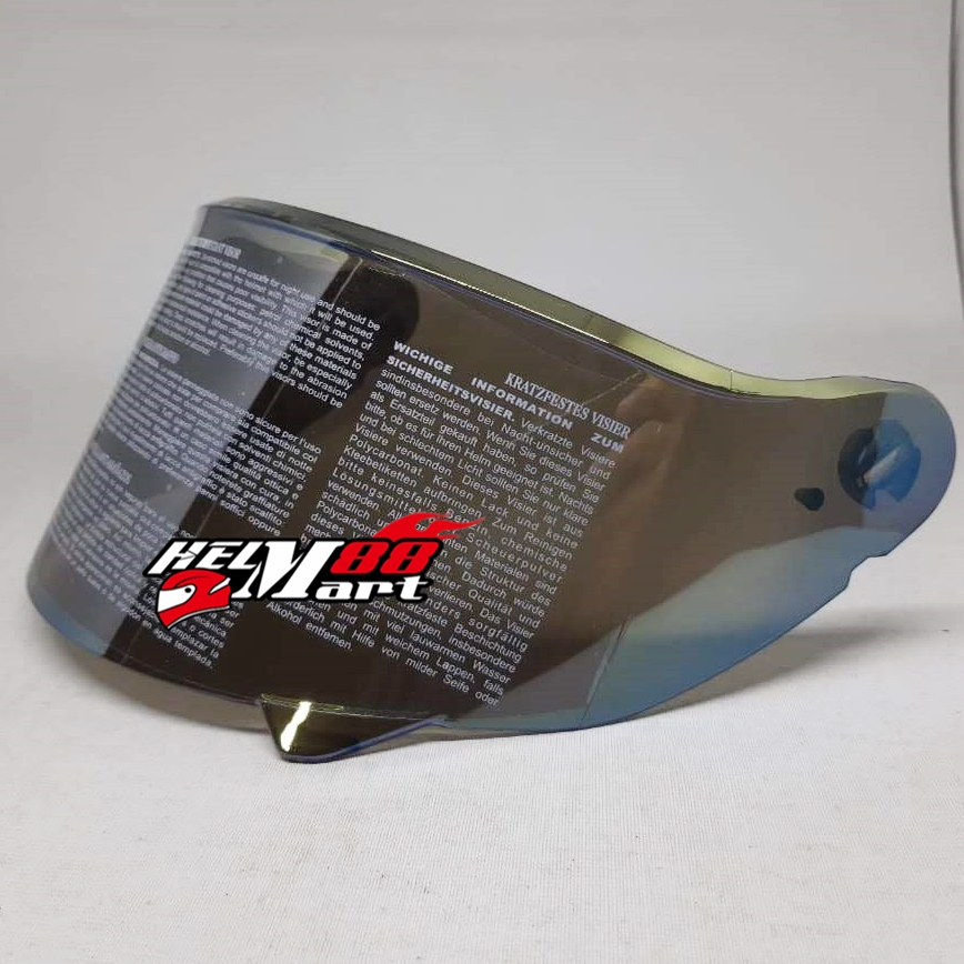 Jual Visor Zeus 822 Iridium Kaca Helm ZEUS ZS-822 Flat Visor Kaca Zeus ...