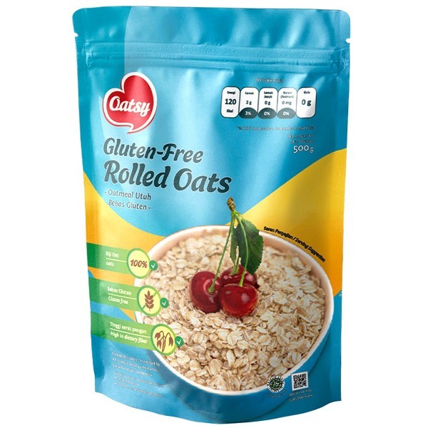 Jual Oatsy Gluten Free Rolled Oats 500 g | Shopee Indonesia