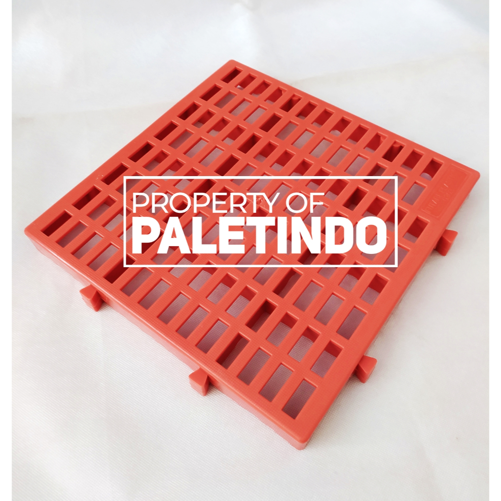 Jual Alas Kandang Palet Plastik Tatakan Kandang Footrest 30 x 30 x 3 Cm Futari | Shopee Indonesia