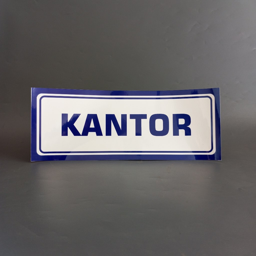 Jual Stiker Papan Nama Ruang Kantor - Stiker Vinyl - Papan Penanda ...