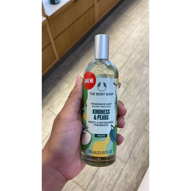 Jual The Body Shop Fragrance Mist Kindness & Pears 100ml | Shopee Indonesia