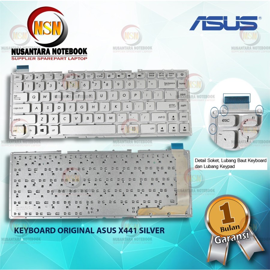 Jual Keyboard ASUS X441 X441S X441SA X441SC X441U X441UA A441 A441U ...