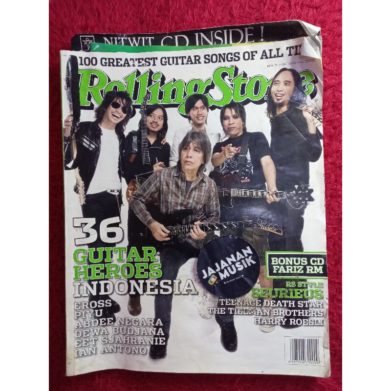 Jual Majalah Rolling Stone (Edisi Guitar Hero Indonesia) | Shopee Indonesia