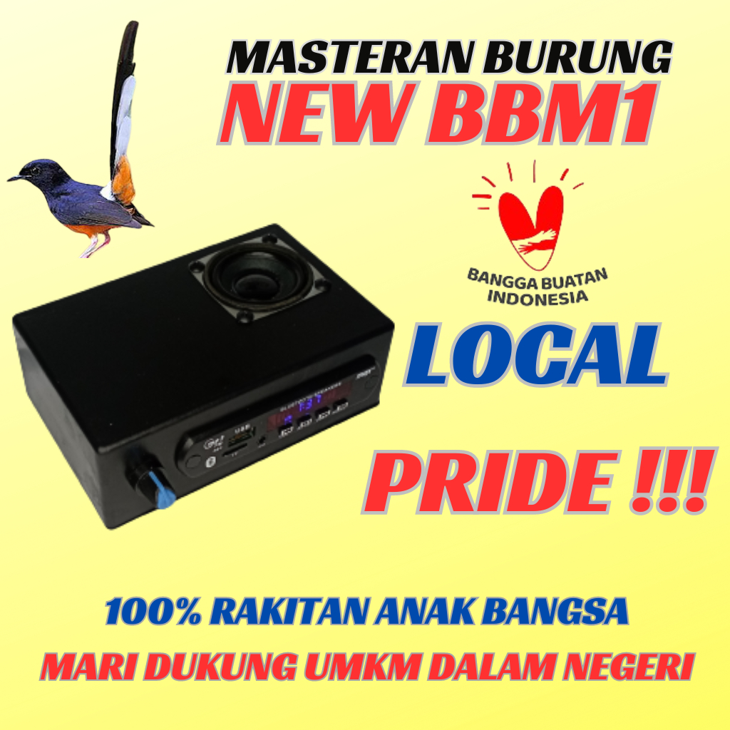 Jual SPEAKER MASTERAN BURUNG MP3 BBM1 DIGITAL JEDA | Shopee Indonesia
