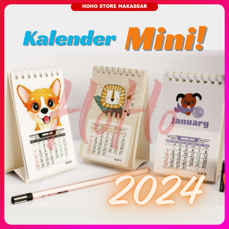 Jual Kalender Meja Mini Kalendar Minimalis Estetik Aesthetic Desk ...