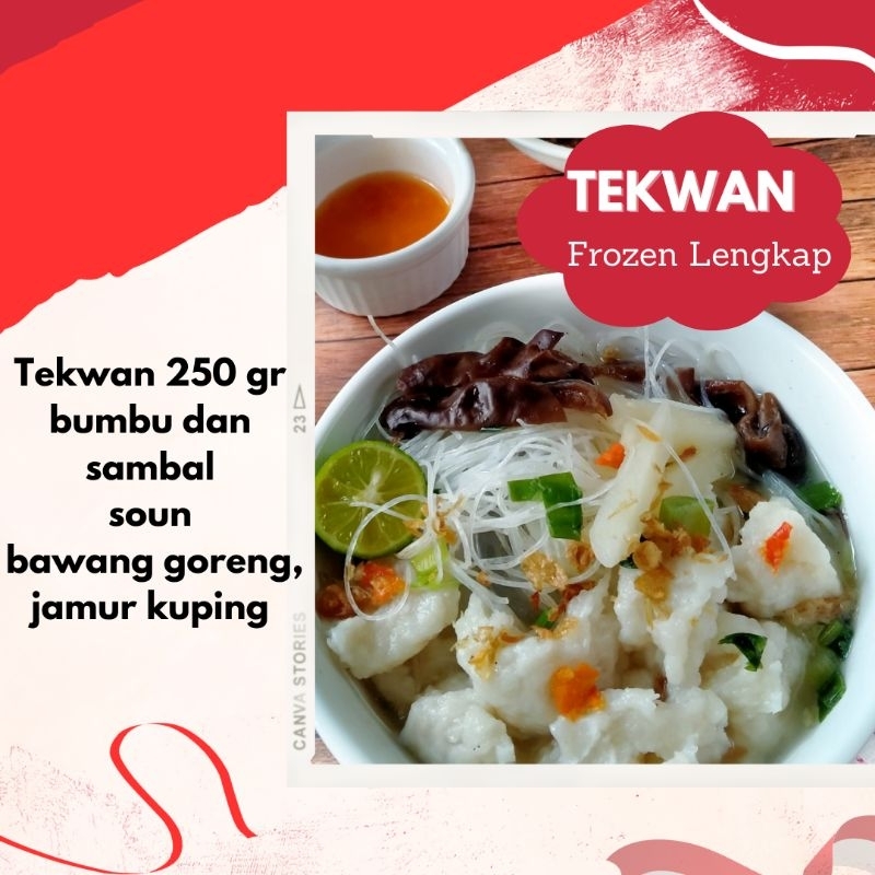 Jual Tekwan asli Palembang, frozen, paket lengkap, berat 250gr | Shopee ...