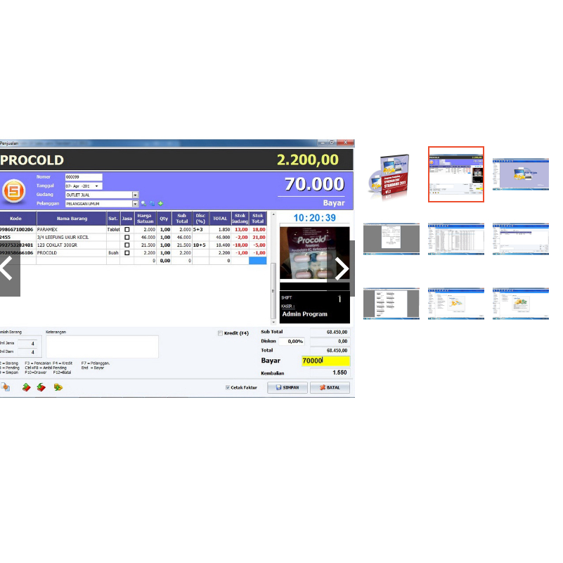Jual Program Kasir Synergia Pos Standart V1.2 | Shopee Indonesia