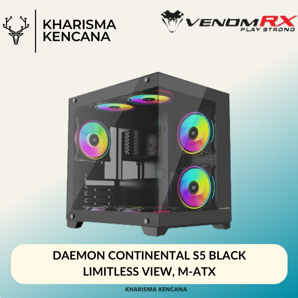Jual CASING VENOMRX DAEMON CONTINENTAL S5 BLACK | Shopee Indonesia