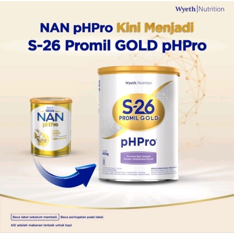 Jual S26 Promil Gold pHPro 1 (NAN pH Pro 1) 400 gram | Shopee Indonesia