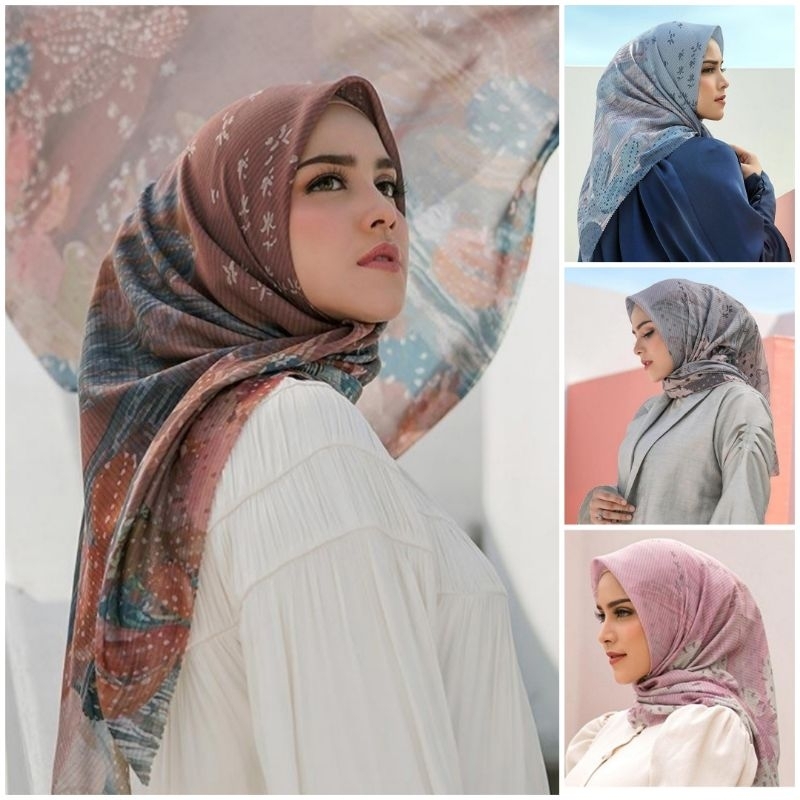 Jual Buttonscarves The Opuntia Voile Square New & Preloved | Shopee ...