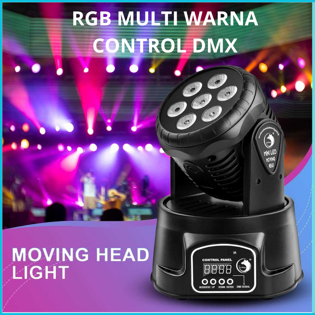 Jual COD Cepat Lampu Sorot Disco DJ Tembak Disko Gantung Putar LED ...