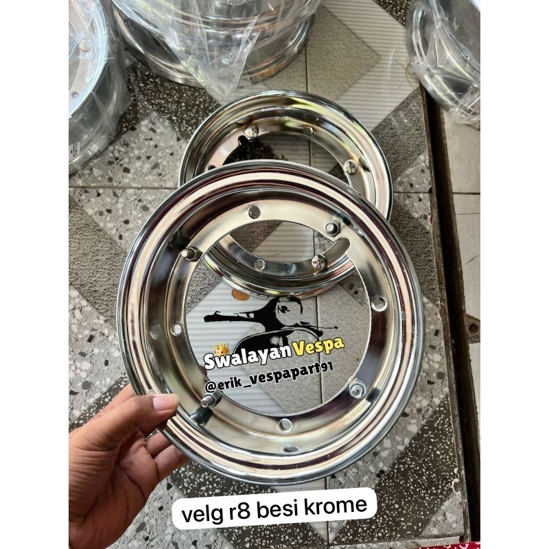 Jual velg vespa ring 8 velg vespa ring 10 velg vespa super sprint px xl ...