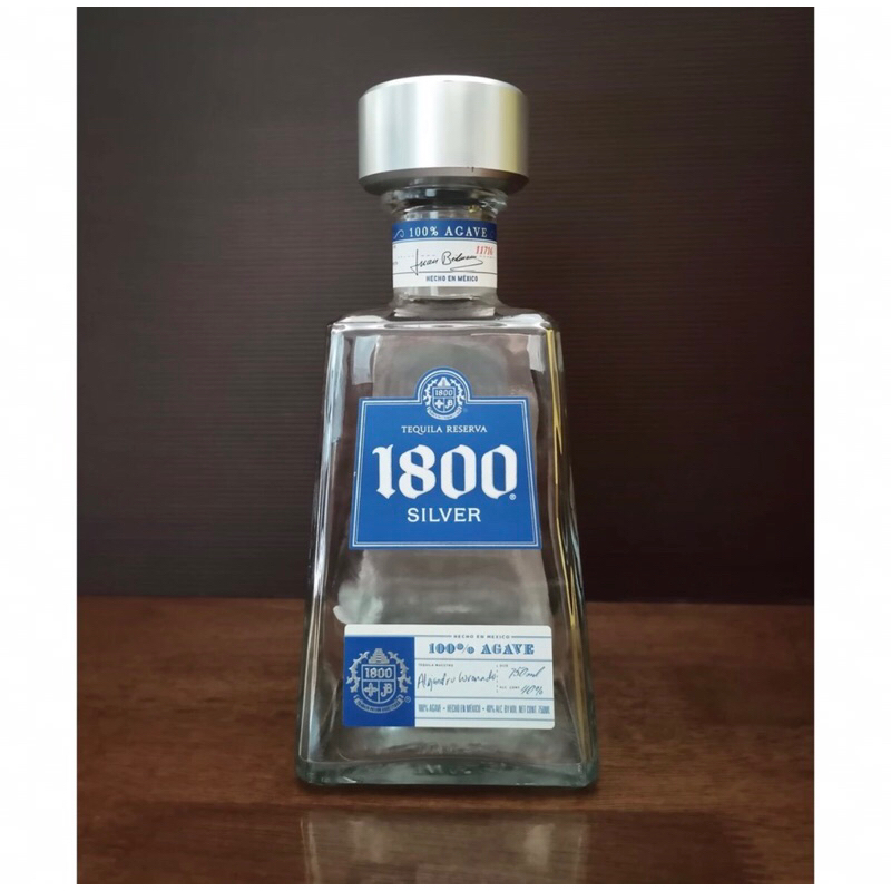 Jual botol bekas miras tequila 1800 / botol pajangan / botol import ...