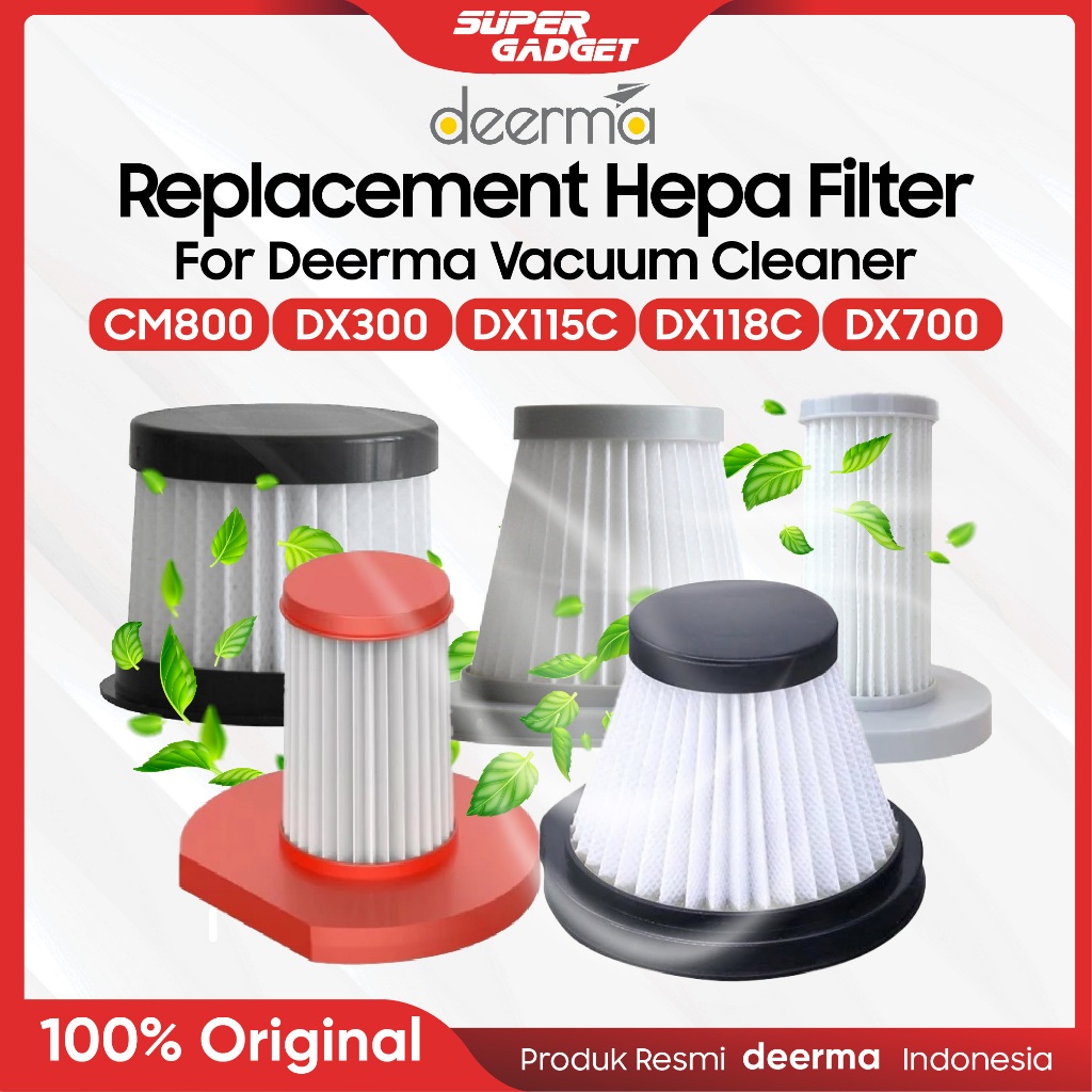 Jual Deerma Hepa Filter for Vacuum Cleaner CM800 DX118C DX115C DX300 ...