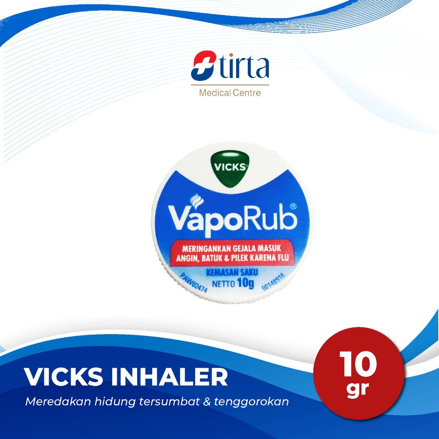 Jual Vicks Vaporub Inhaler Obat Gosok Untuk Gejala Pilek & batuk Karena ...