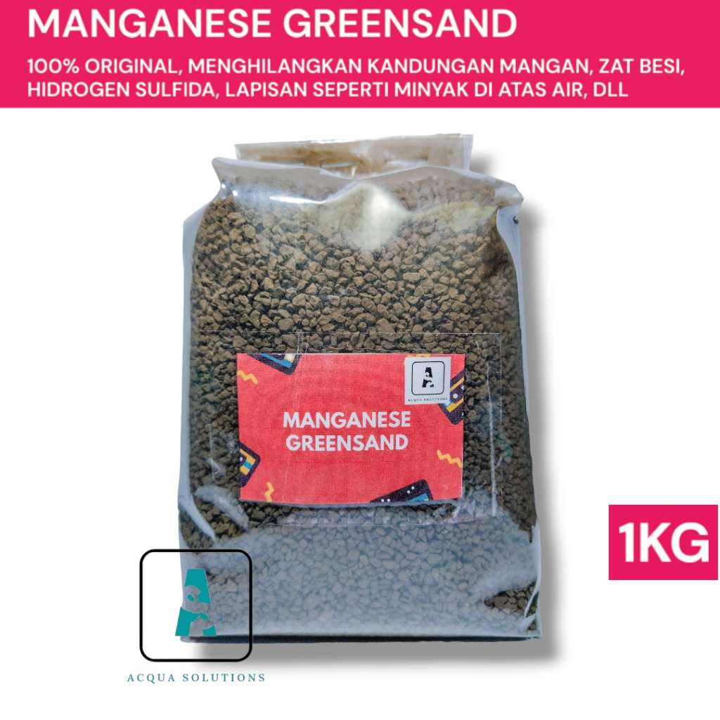 Jual Manganese Greensand Media Filter Air 1Kg | Shopee Indonesia