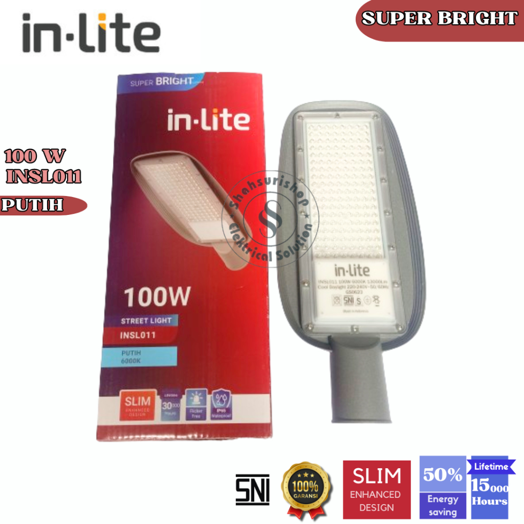 Jual IN-LITE INSL011 Lampu Jalan PJU LED 100W IP65 Street Light In-lite ...