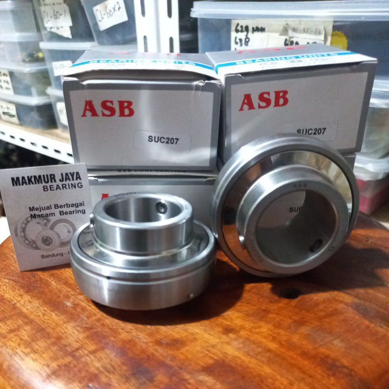 Jual BEARING SUC207 AS 35 mm/Bearing UC 207 stainlees asb | Shopee ...