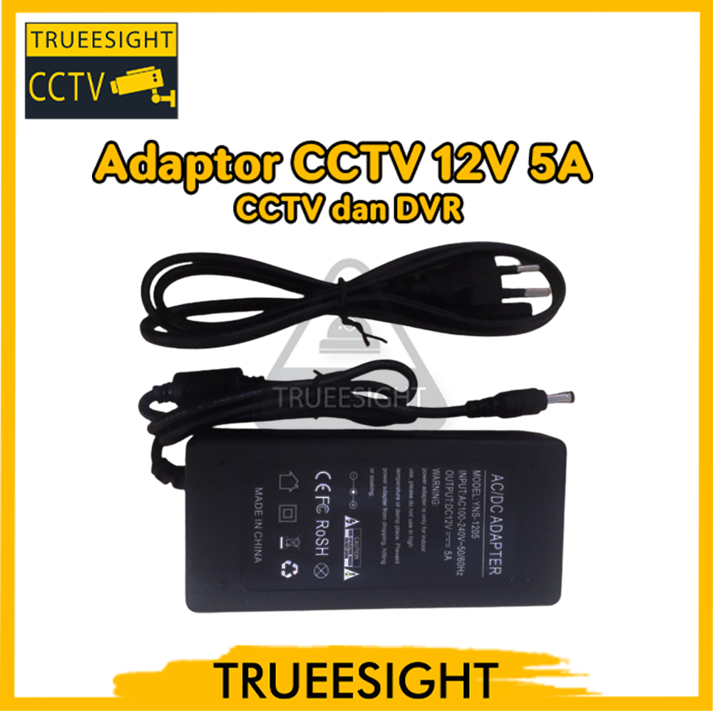 Jual Adaptor CCTV 12V 5A Untuk CCTV dan DVR | Shopee Indonesia