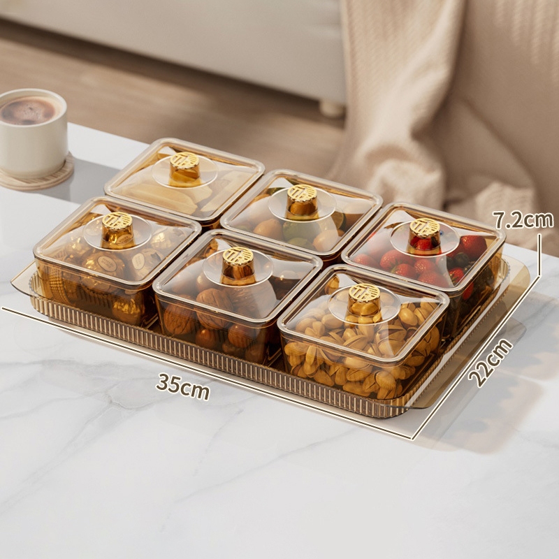 Jual Muzy Snack Tray Snack Bowl Tempat Saji Snack Cemilan Kotak Makanan ...