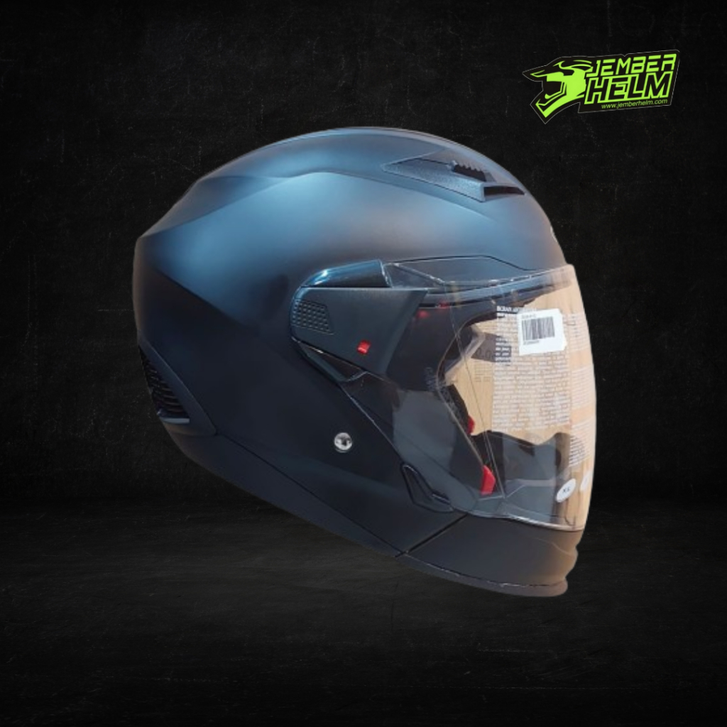 Jual Helm ZEUS ZS - 611C Solid Black Doff | Shopee Indonesia