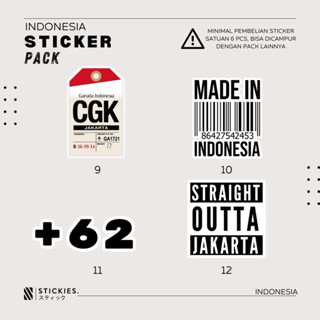 Jual Stiker/Sticker Pack "Indonesia" | High Quality | Vinyl | Murah ...