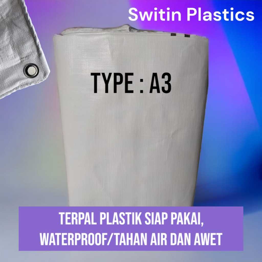 Jual Terpal A3 Biru silver, Biru, Putih (Ukuran bebas/Custom) | Shopee ...