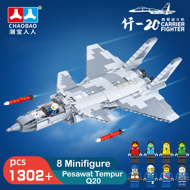 Jual Brick Block Chaobao 7352 Pesawat Tempur Q-15 | Shopee Indonesia