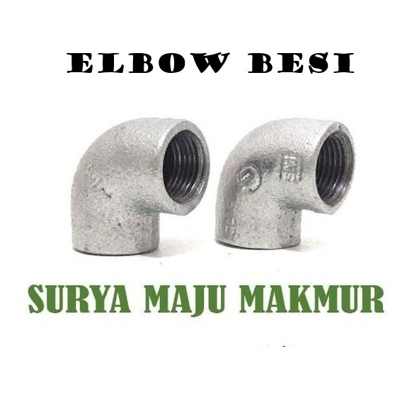 Jual Elbow / Knie Galvanis Besi 6" inch Drat 90 deg BSPT G brand Knee ...