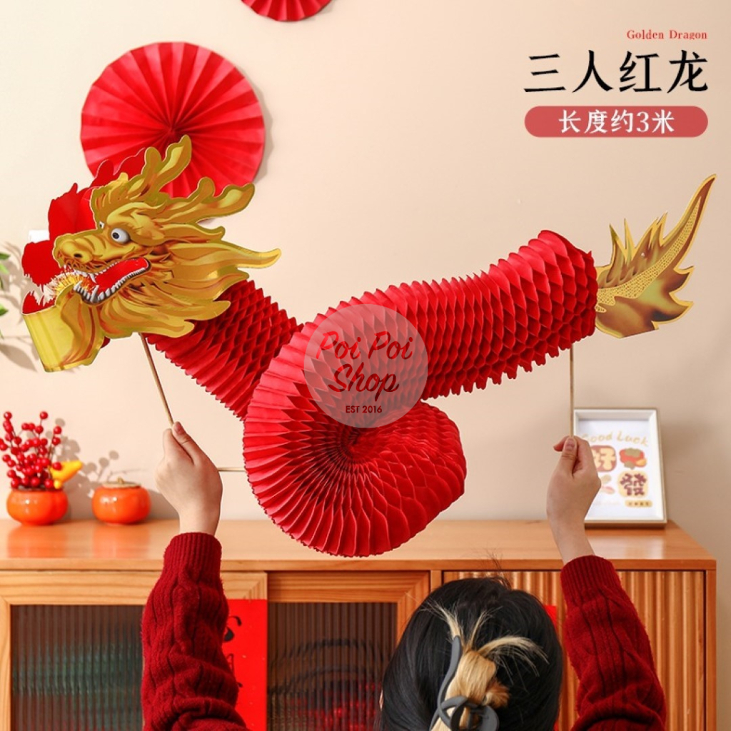 Jual Hiasan Naga Tarik Hiasan Gantungan Imlek CNY Ornamen Naga ... Jual Hiasan Naga Tarik Hiasan Gantungan Imlek CNY Ornamen Naga ...