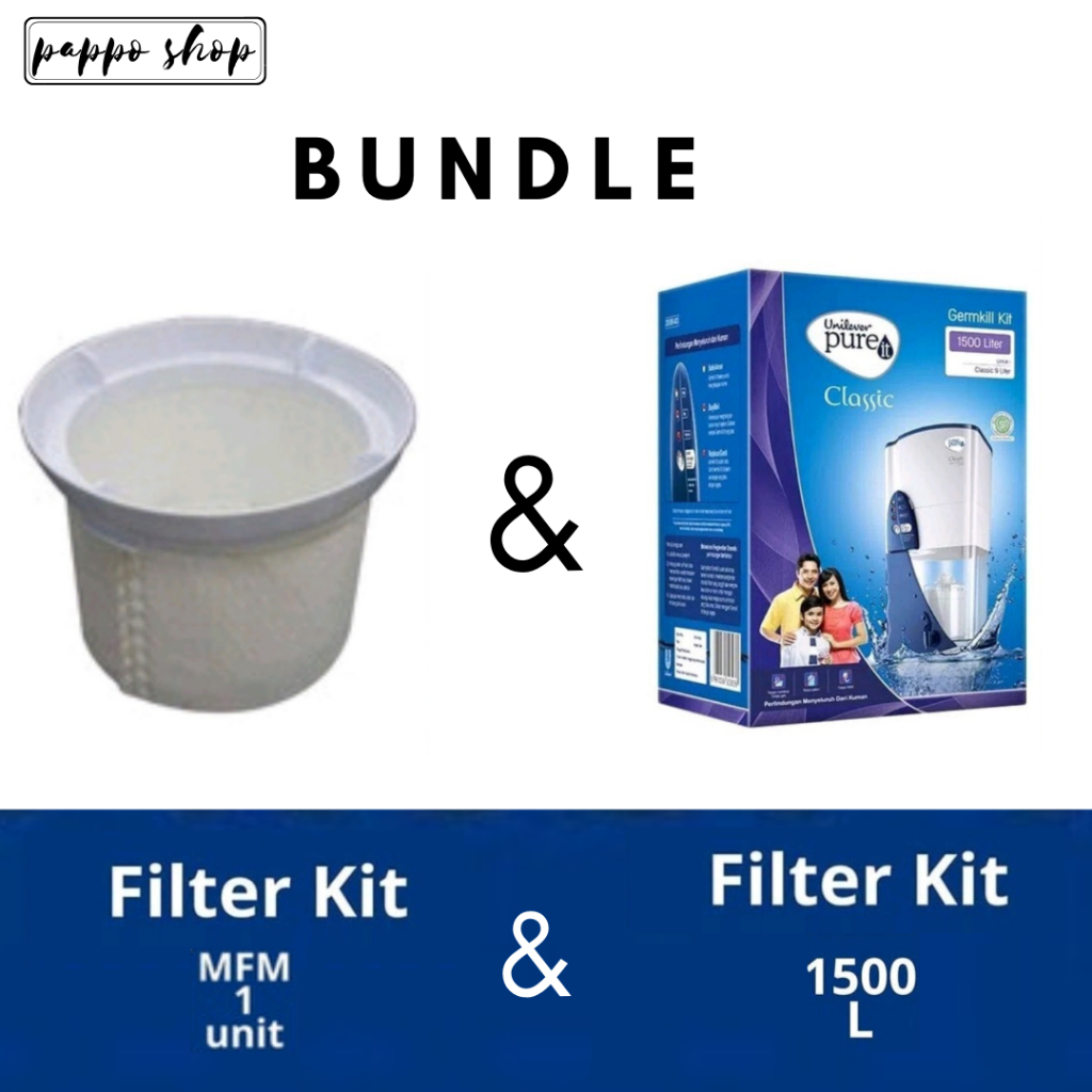 Jual Unilever Pure It GKK-1500 GermKill Kit GRATIS Micro Fiber Mesh MFM ...