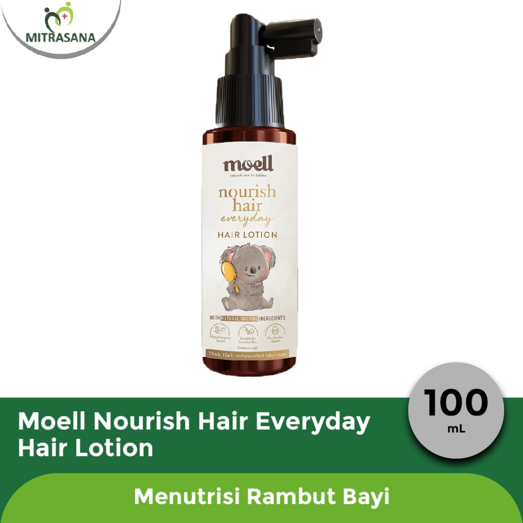 Jual Moell Nourish Hair Everyday Hair Lotion | Shopee Indonesia