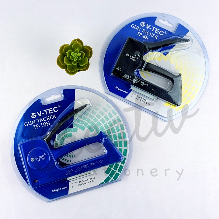 Jual V-TEC Gun Tacker Stapler Tembak Tp-8H Tp-10H Heavy Duty | Shopee ...