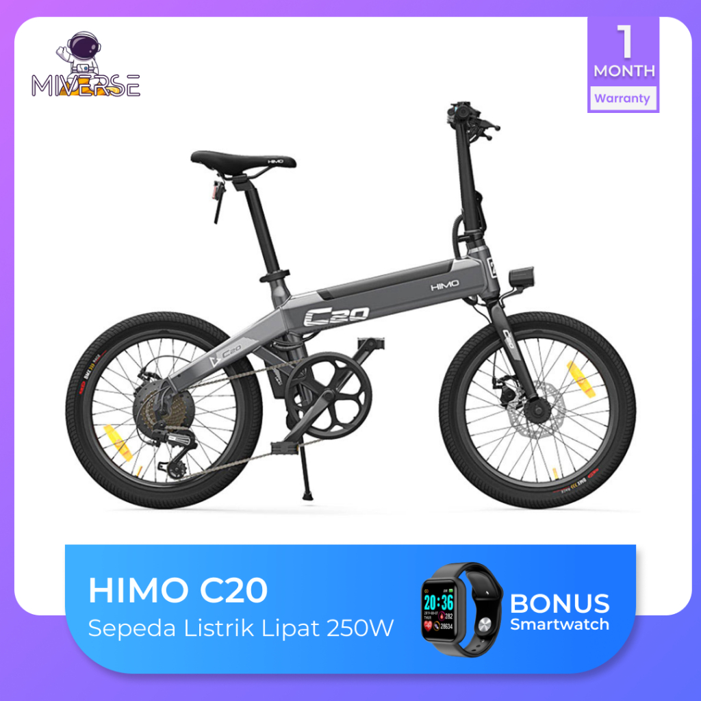 Jual Himo C20 Sepeda Listrik Smart Bike Moped | Shopee Indonesia
