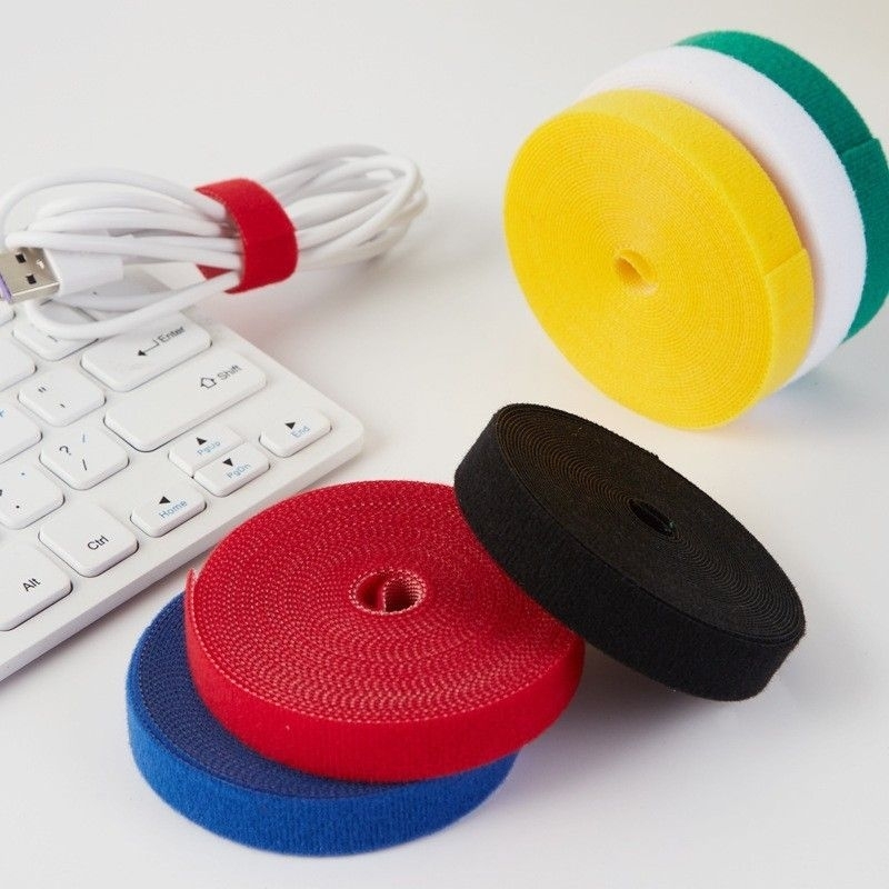 Jual Velcro magic 5 METER lebar 1 CM , 2 CM (1 ROLL) / Velcro pengikat ...