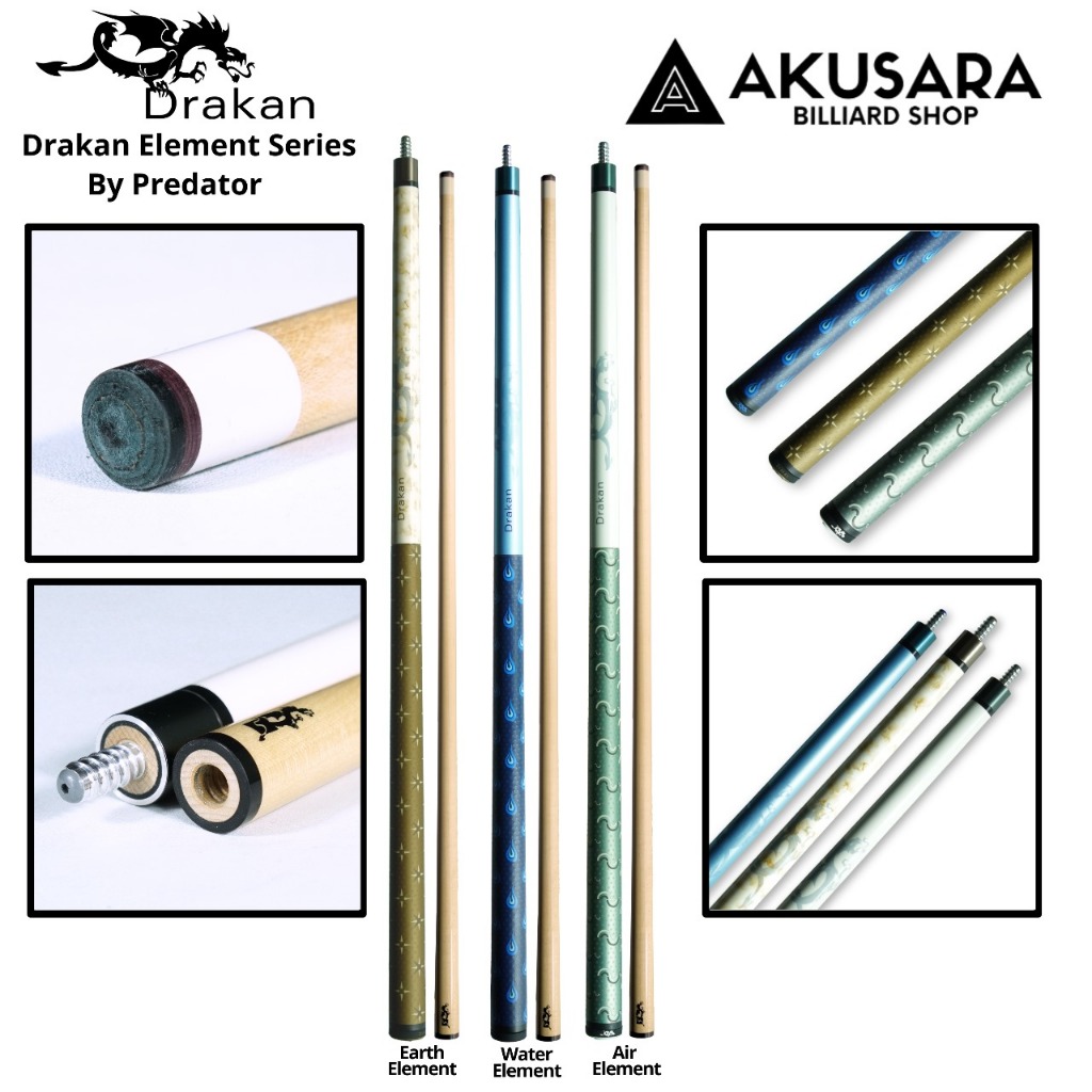 Jual Drakan Cue Element Series Stik Billiard | Shopee Indonesia